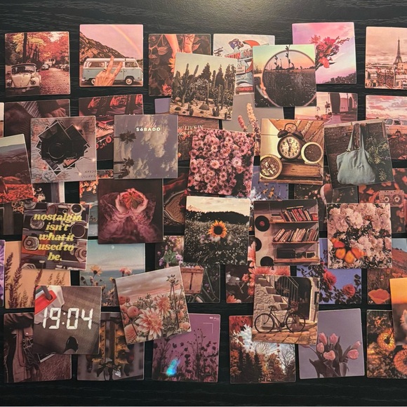 Other | Vintage Aesthetic Photo Collage Sticker Set | Poshmark